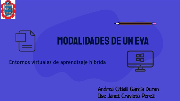 Presentacion: Modalidades de un EVA | Genially
