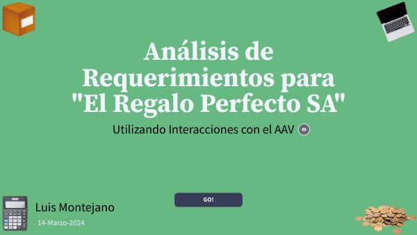 Analisis de Caso 1 - El Regalo Perfecto SA | Genially