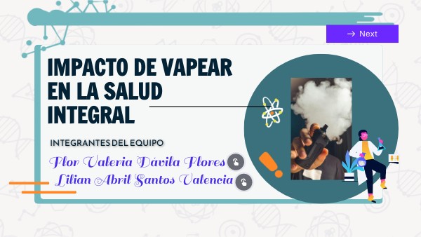 Presentación vape | Genially