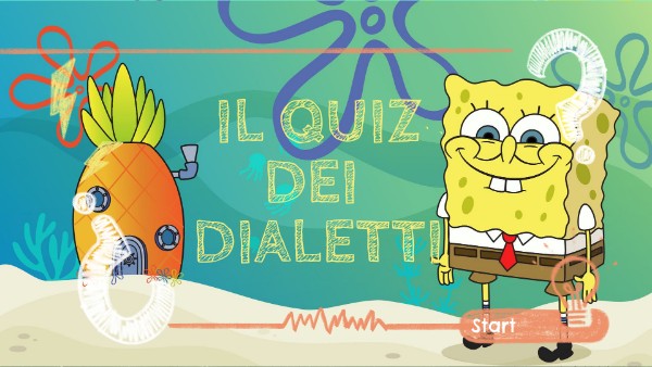 Quiz sui dialetti - Spongebob | Genially