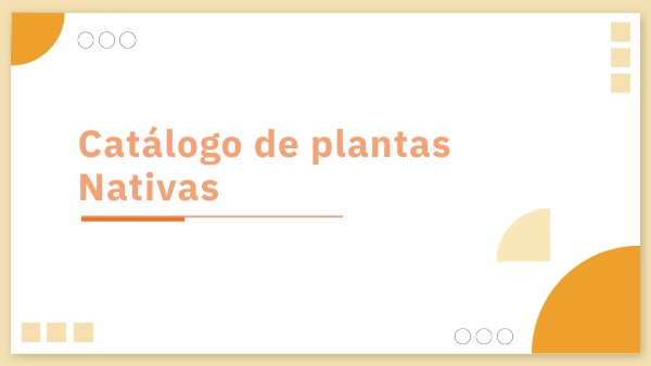 Plantas nativas | Genially
