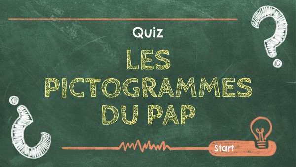Les pictogrammes du PAP (SST) | Genially