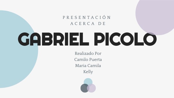 Gabriel Picolo | Genially
