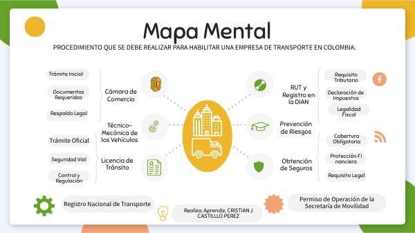 Elaboración de un mapa mental con el procedimiento para la habilitació | Genially