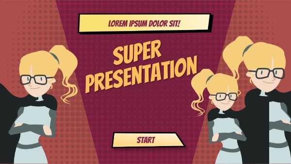 SUPERHEROES PRESENTATION | Genially