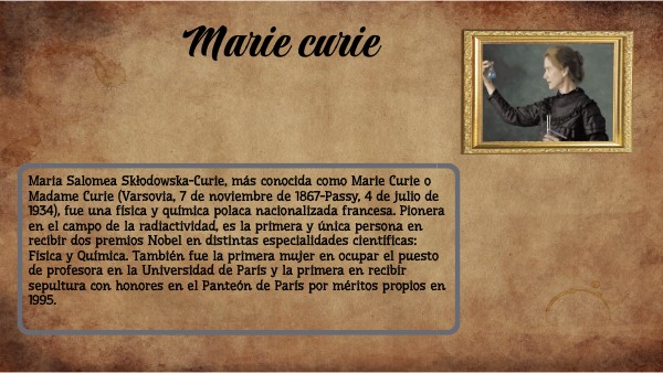 marie curie | Genially
