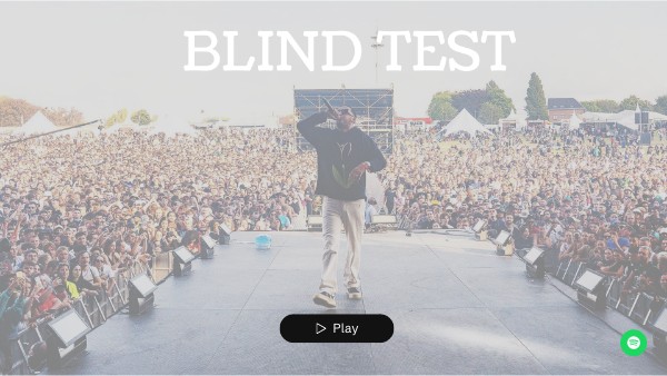 Blind test