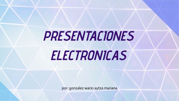 presentaciones electronicas | Genially