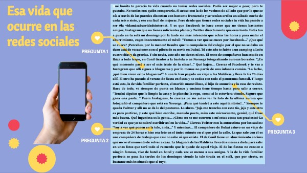 LECTURA: REDES SOCIALES | Genially