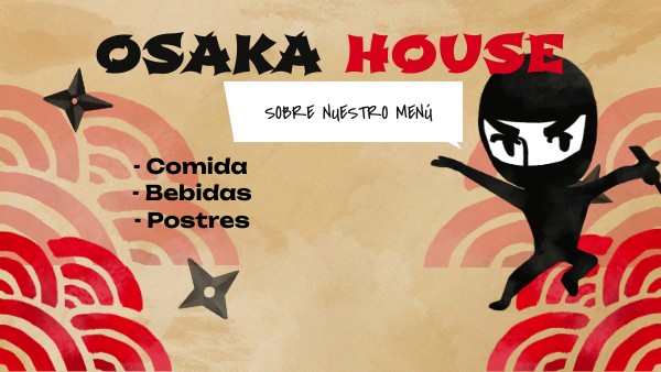 Osaka House MENÚ | Genially