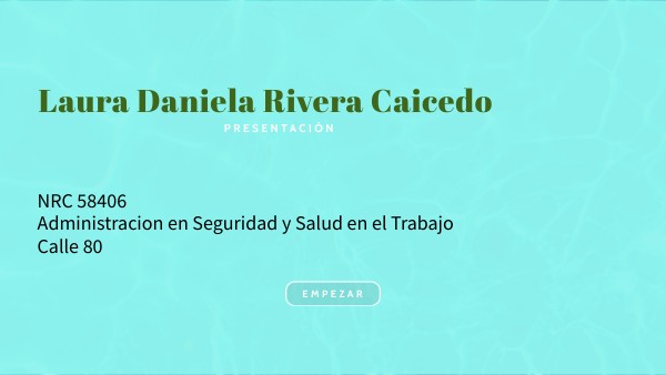 PRESENTACIÓN LAURA | Genially