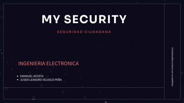 MY SECURITY | Genially