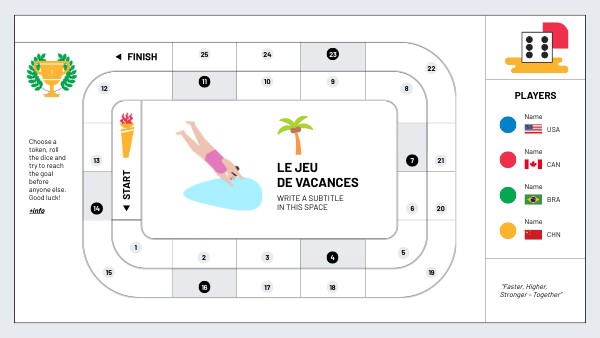 jeu de vacances | Genially