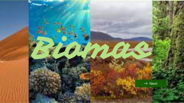Los biomas (ciencia)