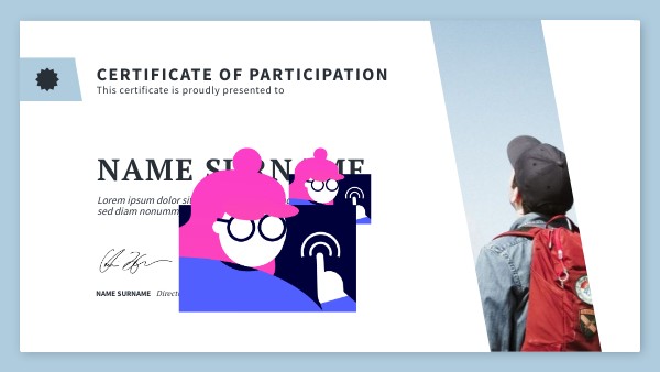 DIAGONAL CERTIFICATE | Genially