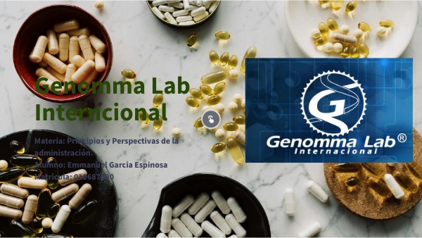Empresa Genomma Lab | Genially