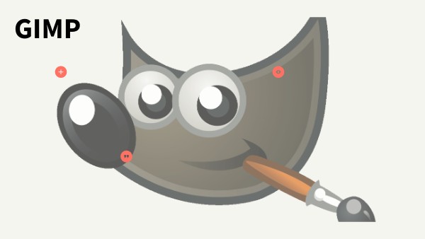 Imagen interactiva de GIMP | Genially