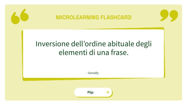 Flashcard microlearning | Genially