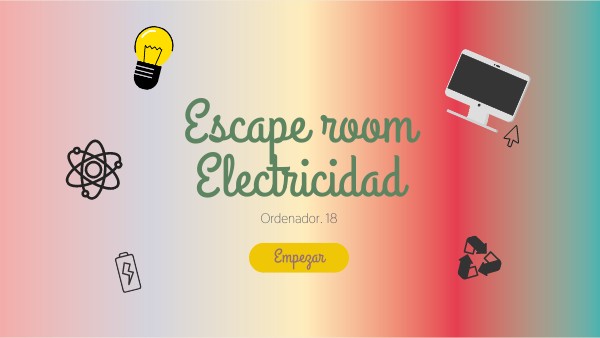 Escape Room Electricidad | Genially