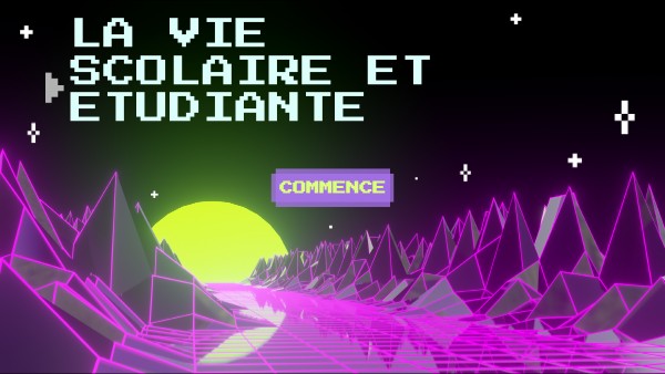 Presentation la vie scolaire | Genially