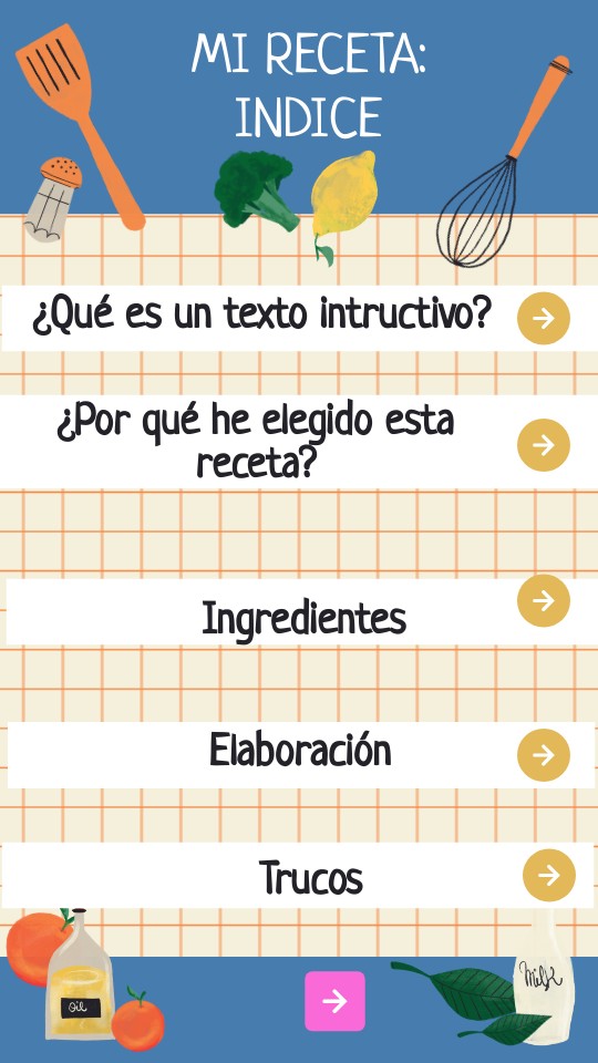 MENÚ SEMANAL MÓVIL | Genially