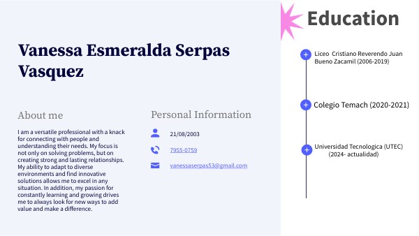 Personal information | Genially