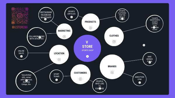 Mapa conceptual V STORE | Genially