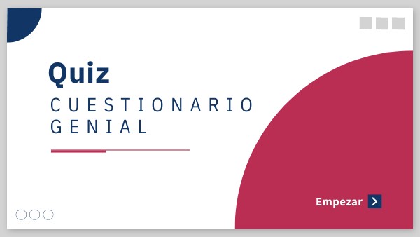 Cuestionario genial | Genially