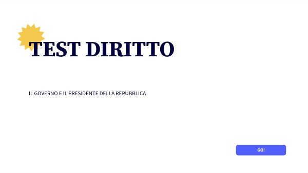 Quiz Diritto | Genially