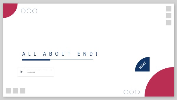 All about Endi | Genially