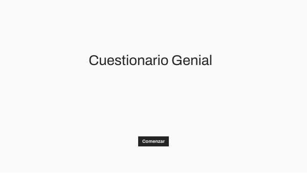 cuestionario genial | Genially
