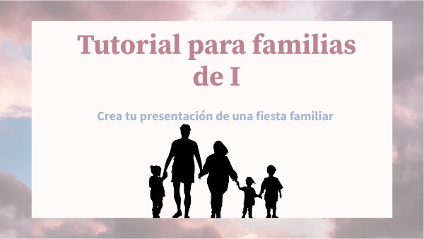 Presentación familias | Genially
