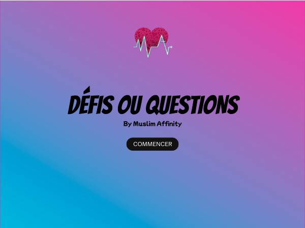 JEU DEFIS OU QUESTIONS | Genially