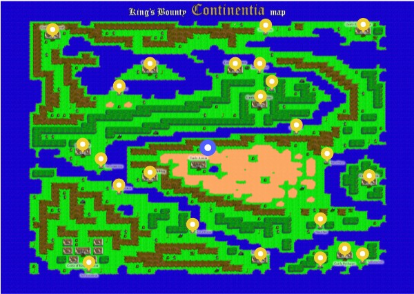 Map Continentia