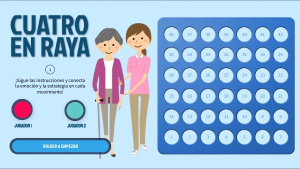 JUEGO CUATRO EN RAYA PARKINSON | Genially