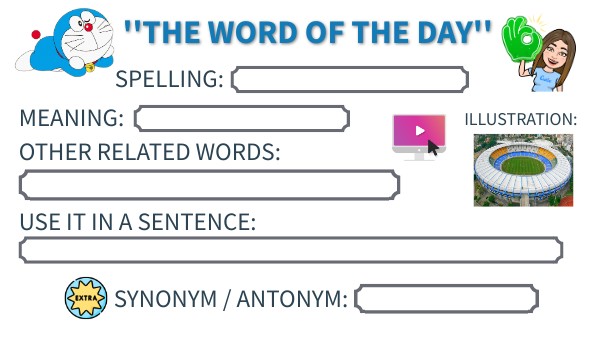 THE WORD OF THE DAY | Genially