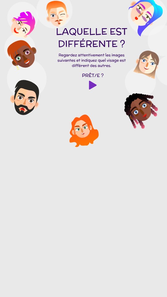 JEU : QUELLE TÊTE EST DIFFÉRENTE