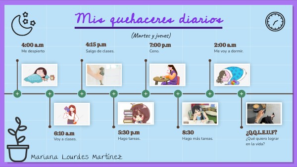 Mis quehaceres diarios