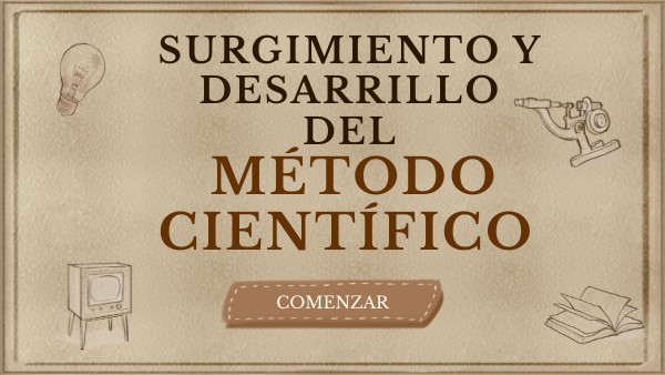 El Surgimiento Y Desarrollo Del Método Científico. | Genially