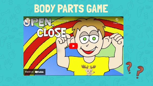 BODY PARTS GAME | Genially