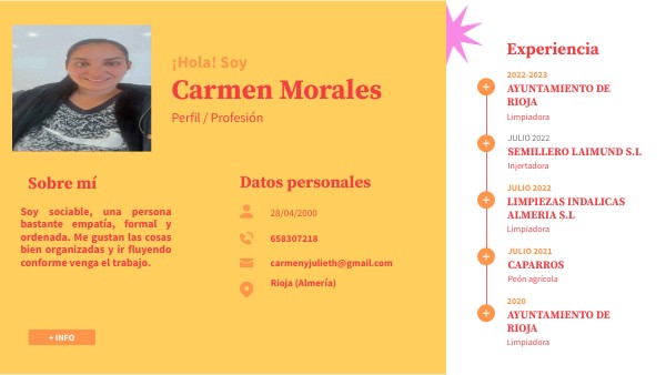 CV carmen | Genially