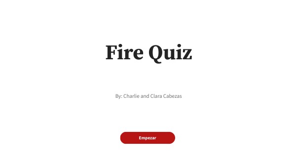 Fire quiz | Genially