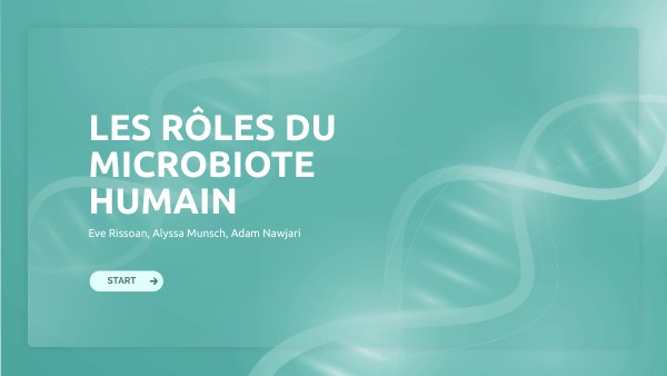 Les rôles du microbiote SVT | Genially