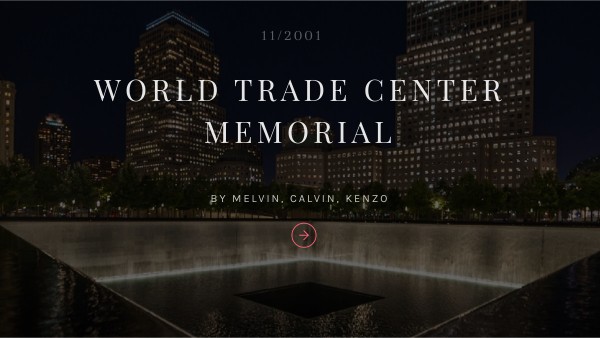 world trade center memorial | Genially