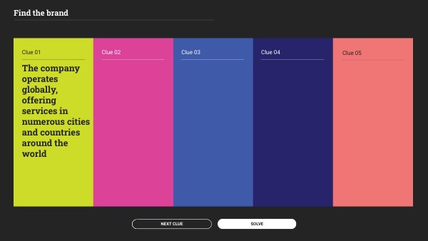 Guess the brand (UBER)