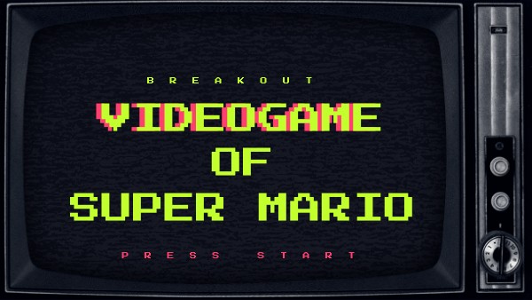 Breakout Videogame of Super Mario