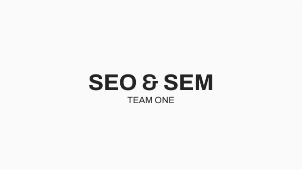 seo sem | Genially
