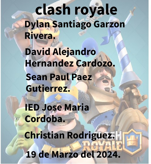 Clash Royale | Genially