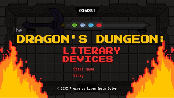 Dragon's Dungeon: Literary Devices