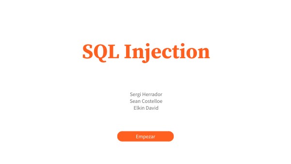 SQL Injection